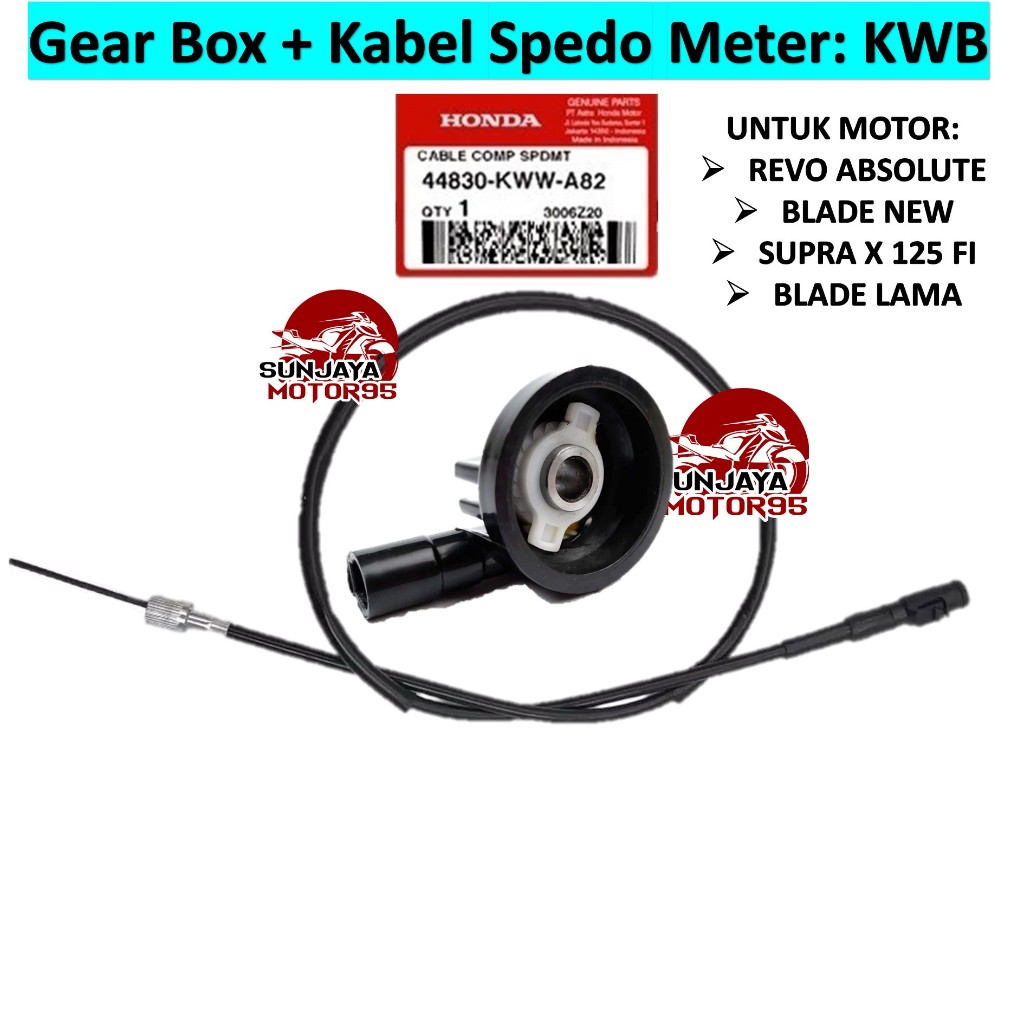 Jual Kabel Speedometer + Gear box Revo Absoluter , Blade 125 , Blade ...