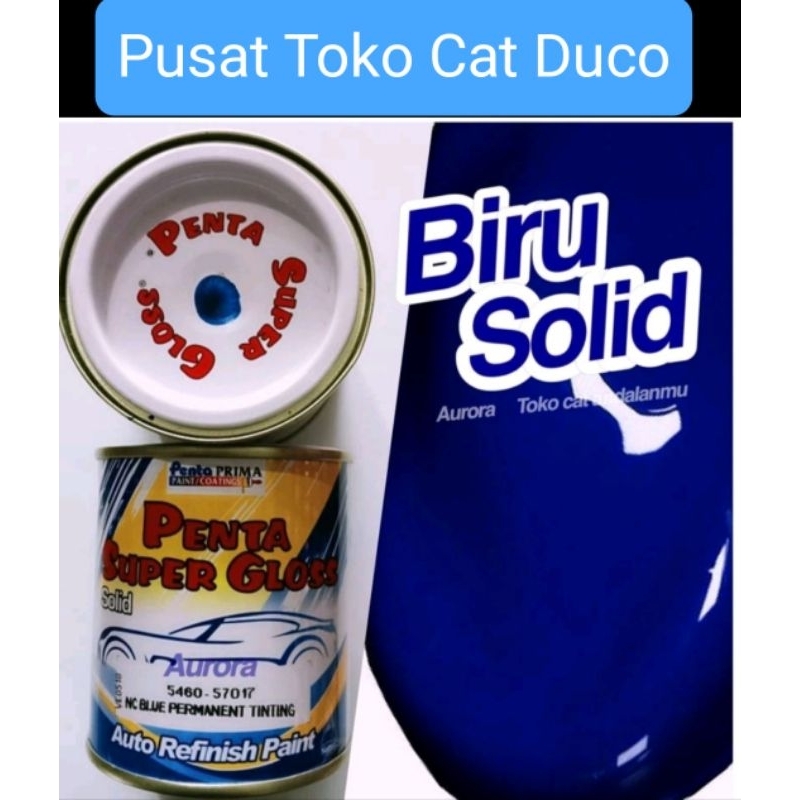 Jual Cat Penta Super Gloss NC Blue Permanent Tinting 200ml dan 1kg Biru ...