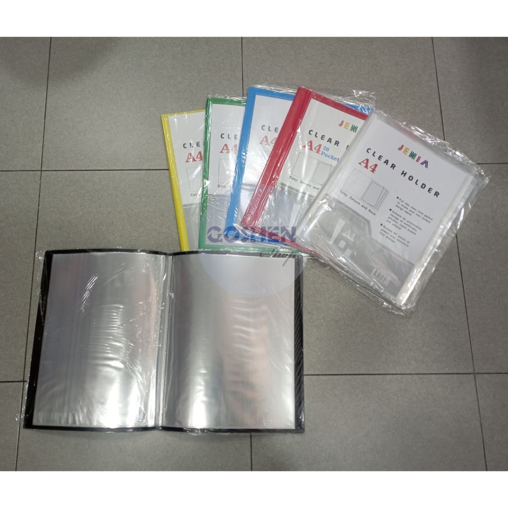 Jual Map Clear Holder / Display Book A4 Isi 20 Pocket JENIA | Shopee ...
