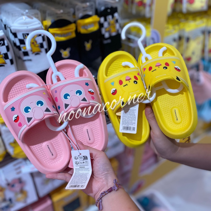 Jual Miniso x Pokemon ‼️ Sandal Slop Anak Pokemon ( Pikachu, JigglyPuff ...