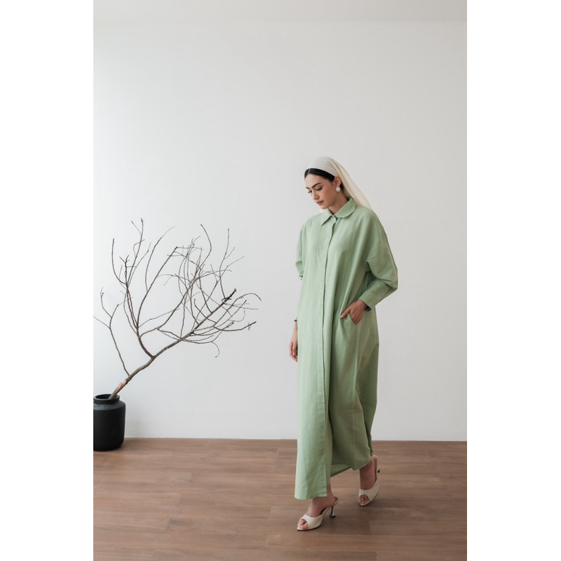 Jual SEMINGGU - Pozel Oversized Dress (Cut Stright) Hijab Friendly ...