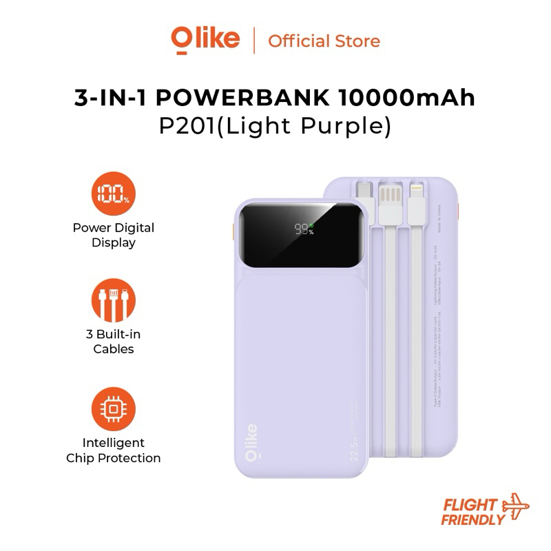 Jual Olike 3-in-1 Power Bank P201 10000mAh 22.5W Ultra Fast Charging ...