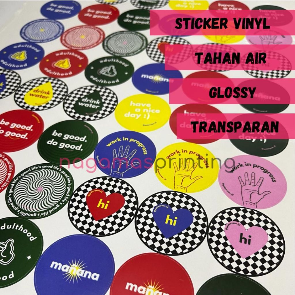 Jual Cetak Stiker Vinyl / Stiker Anti Air / Stiker Label Makanan ...
