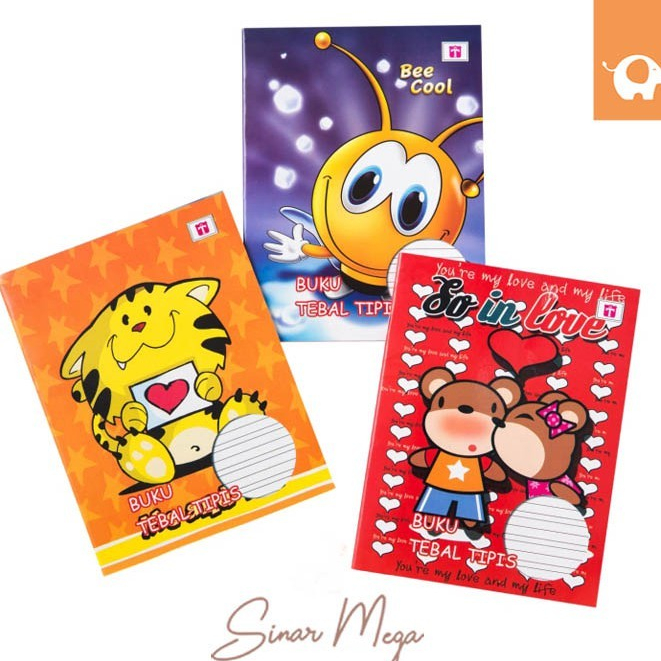Jual Tiara Buku Tulis 3 Garis/ Elok 38 Lembar Murah | Shopee Indonesia