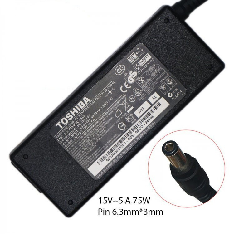 Jual Adaptor Toshiba 15V 5A (6.3*3.0mm) | Shopee Indonesia