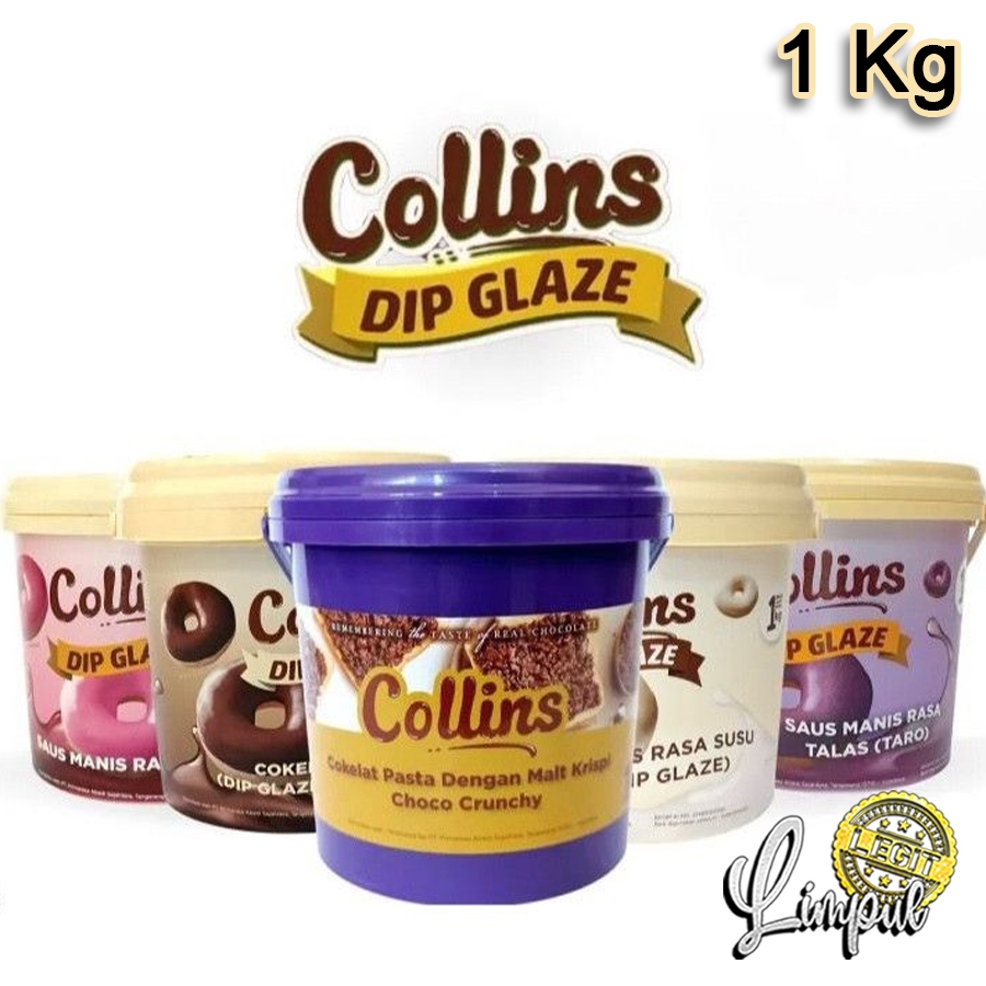 Jual COLLINS DIP GLAZE SEMUA RASA CHOCHO CRUNCHY BEST SELLER COLLIN ...