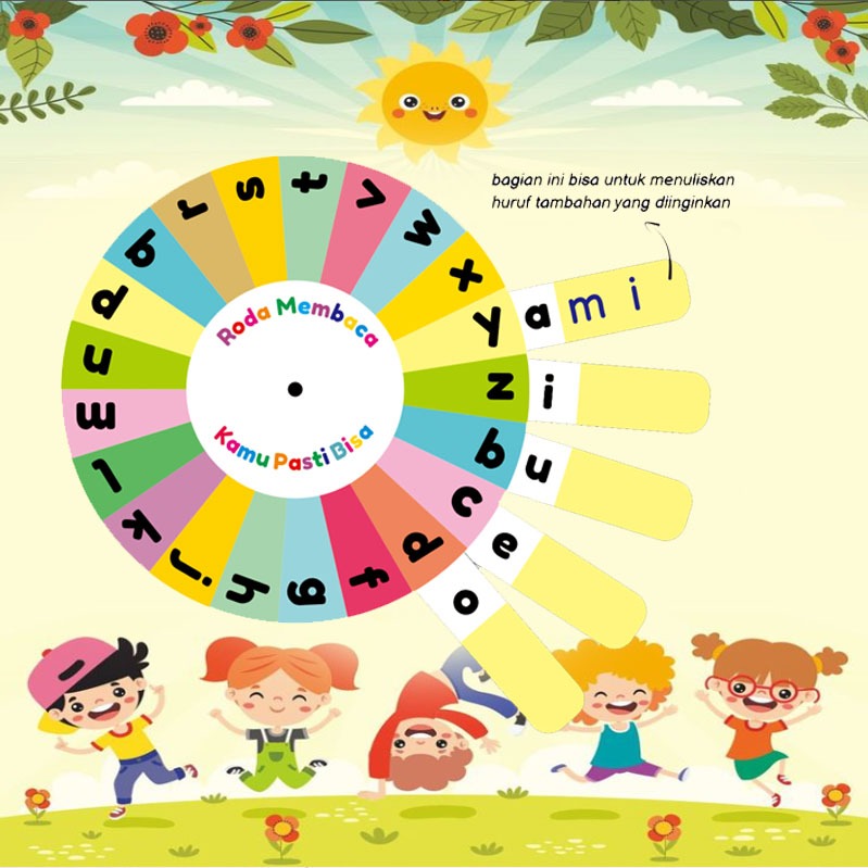 Jual Mainan Montessori Huruf Putar Menempel Puzzle Edukasi Anak Paud ...