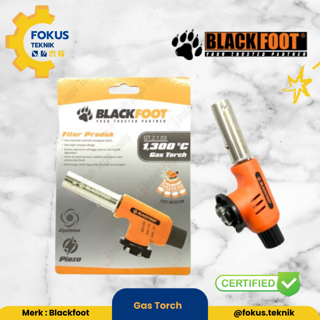 Jual Torch Gas Blackfoot GT.2.1.01 Blowtorch Flame Gun Las Pemantik Api ...