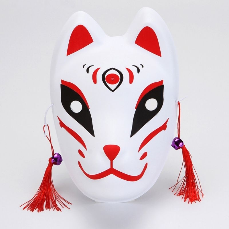 Jual Topeng Anime Jepang Cosplay Kitsune Bunsakai Anbu japanese fox ...
