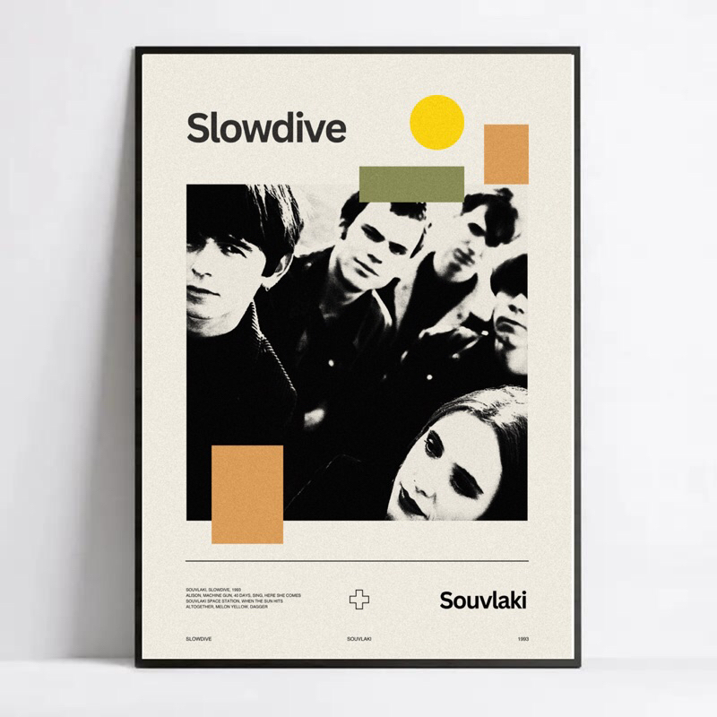 Jual Poster Frame - Slowdive - Souvlaki | Shopee Indonesia