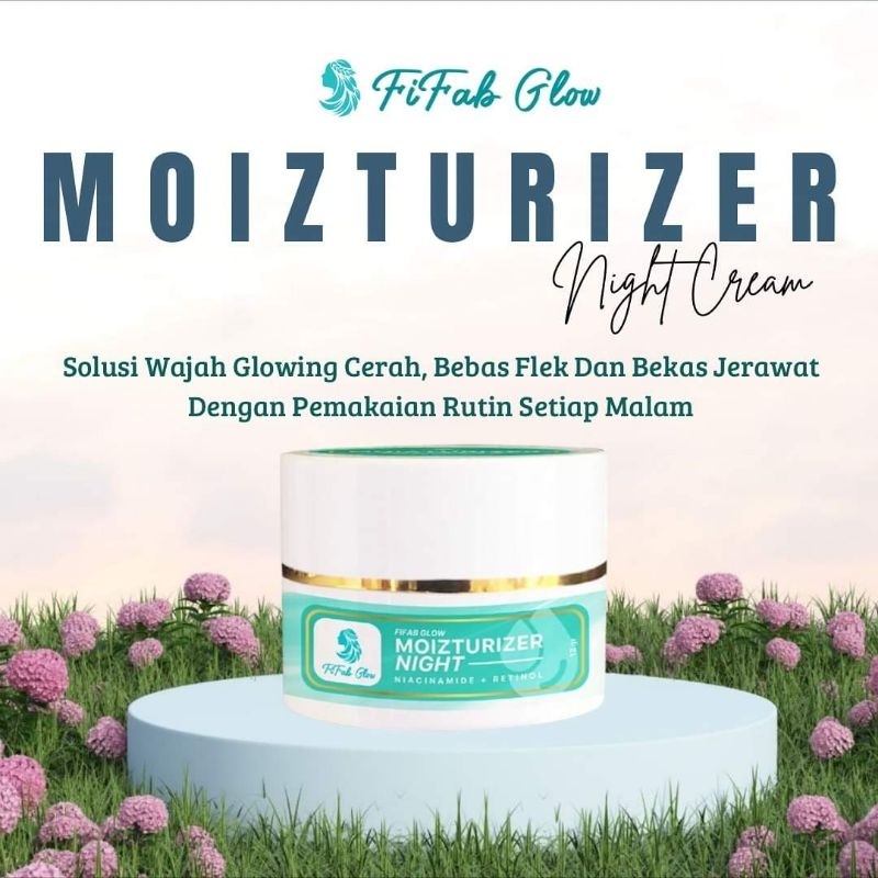Jual Moiztrurizer Night atau Salep Flek Fifab Glow By RF ORIGINAL & BPOM | Shopee Indonesia