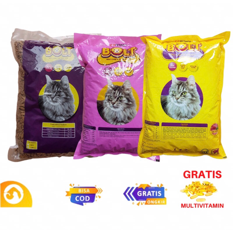 Jual Bolt pakan kucing 1kg | Shopee Indonesia
