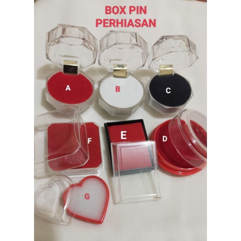 Jual BOX PIN KOTAK PERHIASAN | Shopee Indonesia