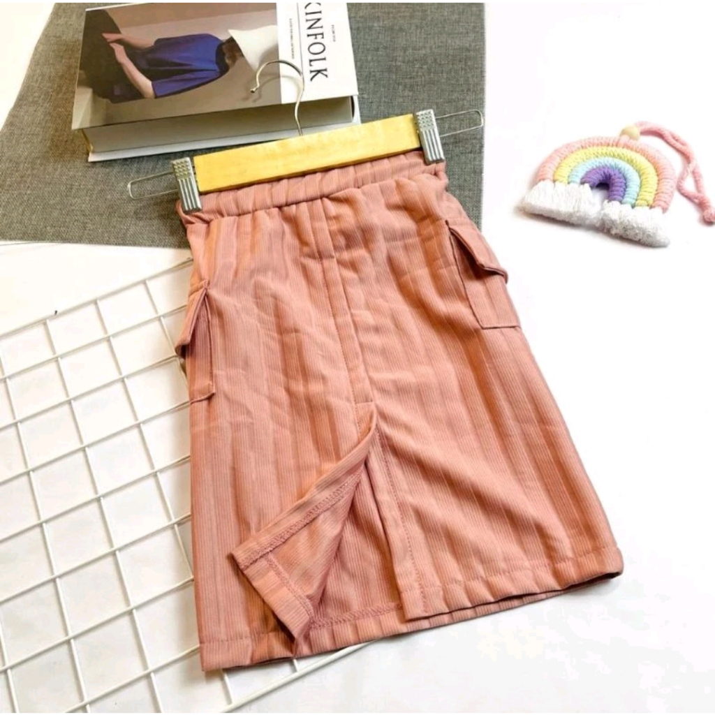 Jual Rok Cargo Perempuan Hornet termurah Lucu kain Hornet Premium tebal ...