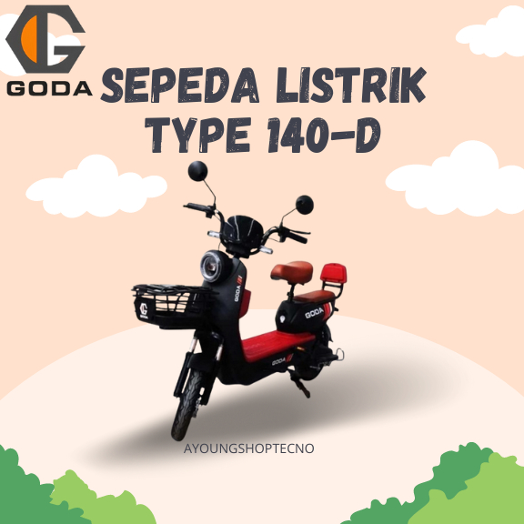 Jual GODA Sepeda Listrik Type 140-D Golden Monkey Garansi Resmi Pabrik ...