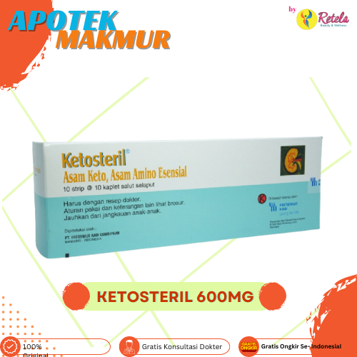 Jual KETO STERIL 600 MG 1 BOX 100 KAPLET | Shopee Indonesia