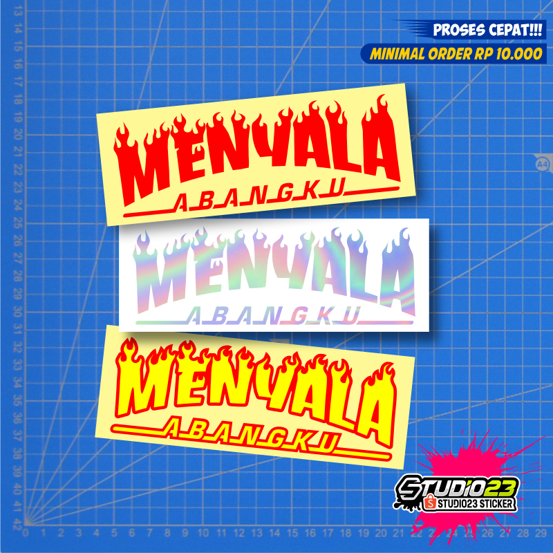 Jual Stiker Menyala Abangku, Cutting Sticker Viral | Shopee Indonesia