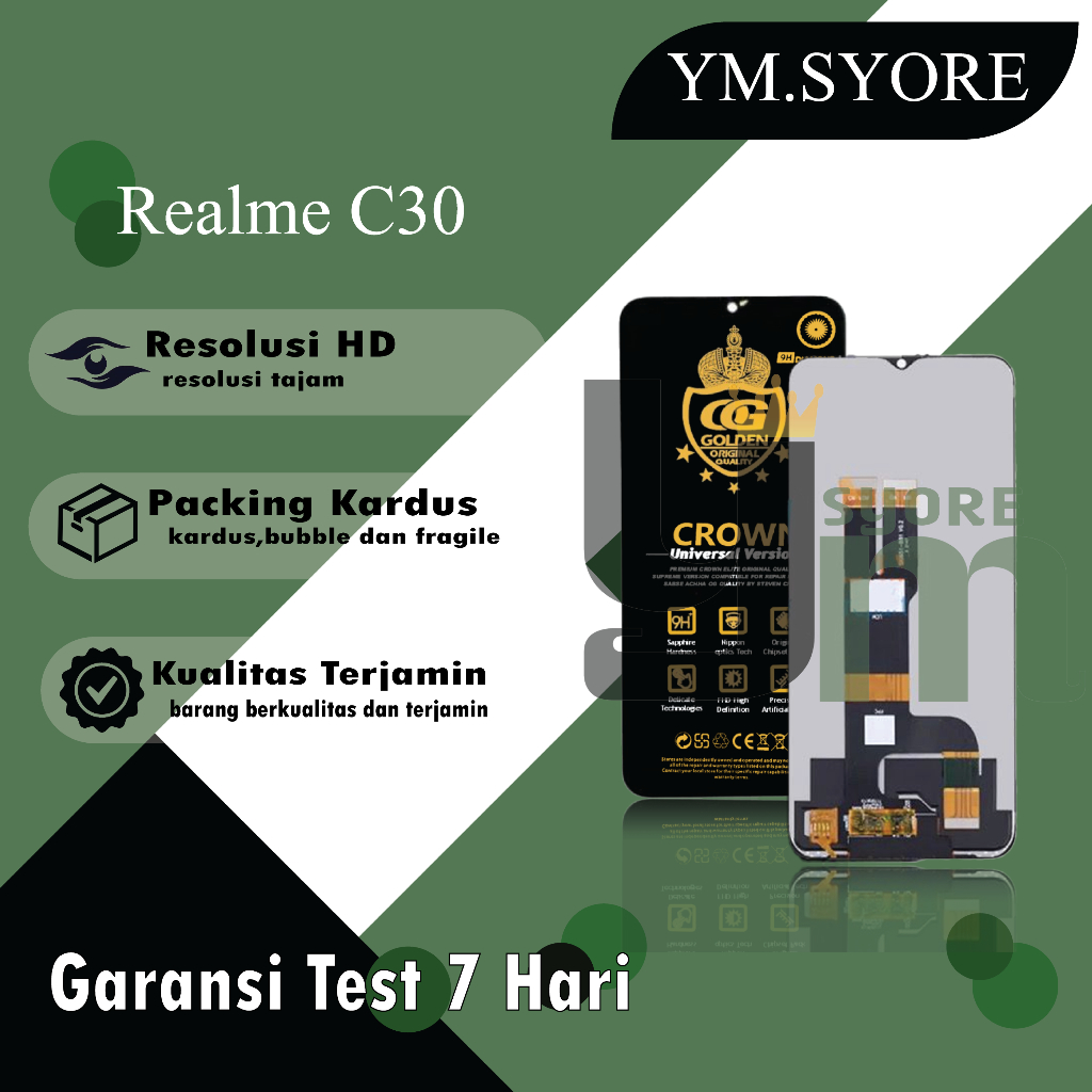 Jual LCD REALME C30 RMX3581 / C33 - NARZO 50I PRIME TOUCHSCREEN FULLSET ...