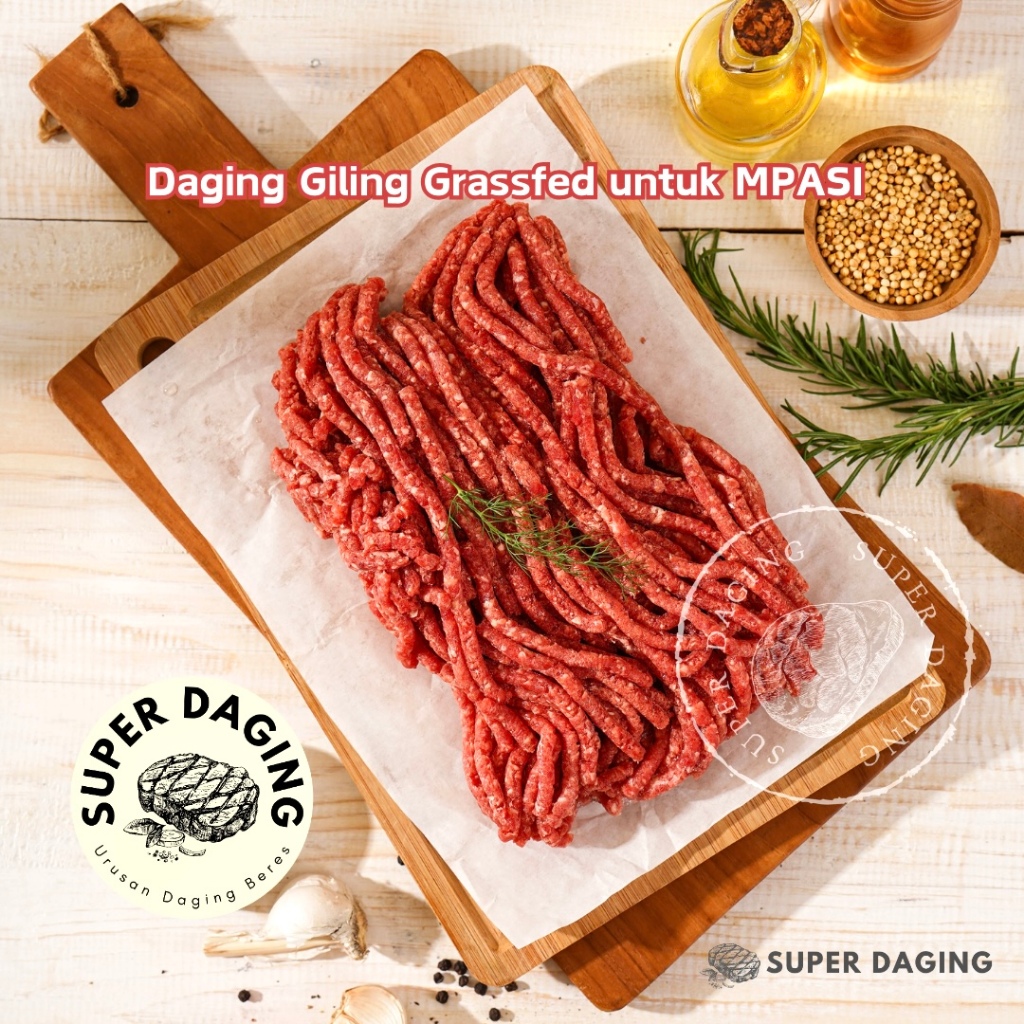 Jual Daging Sapi Giling Premium Mpasi Minced Beef Grassfed 500g