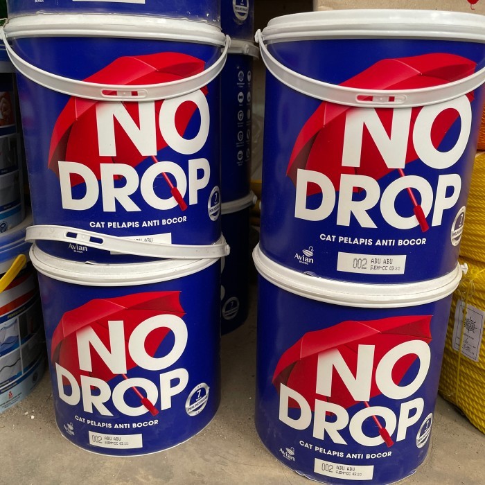 Jual Cat Tembok No Drop Waterproof 4kg / Pelapis Anti Bocor 4 kg galon | Shopee Indonesia