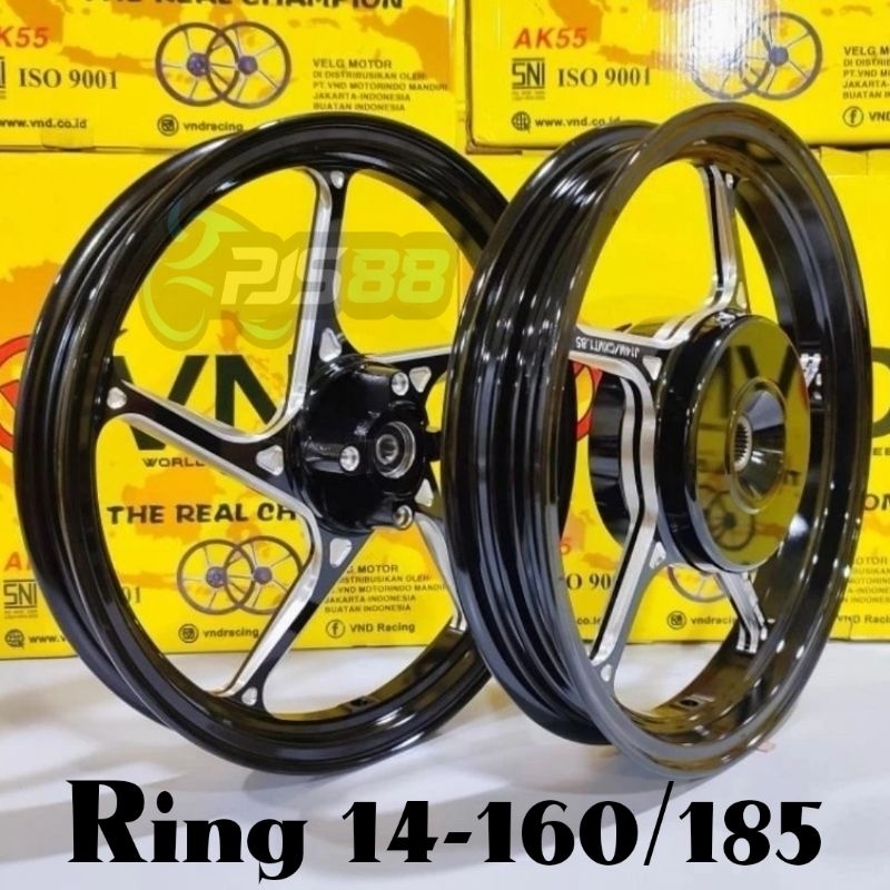 Jual Velg Racing Vnd Ak Ring 14 Vario 125 & 150 & Vario 160 Cbs / Pelek Ak 55 Vario 150 & 125 ...