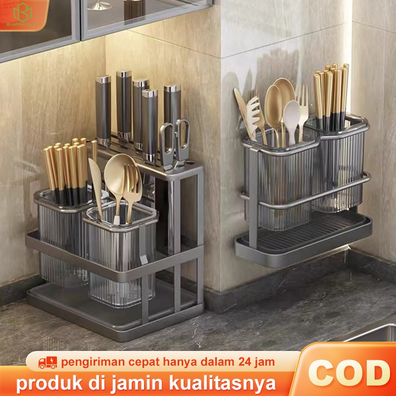 Jual Tempat Sendok Garpu Sumpit Dinding Rak Penyimpanan Alat Makan Rak ...