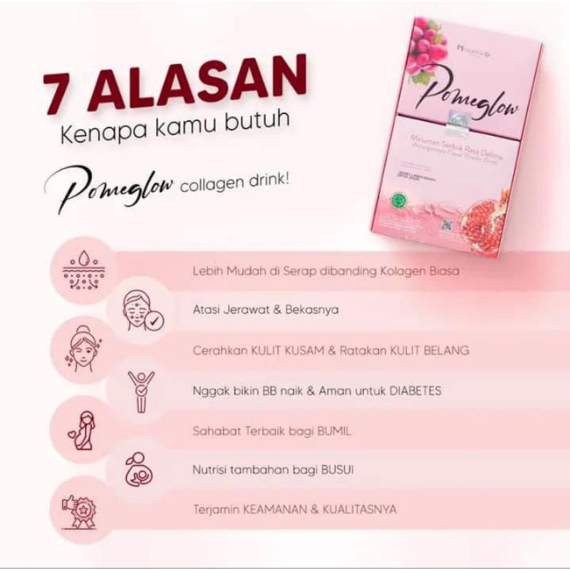 Jual Pomeglow collagen drink | Shopee Indonesia