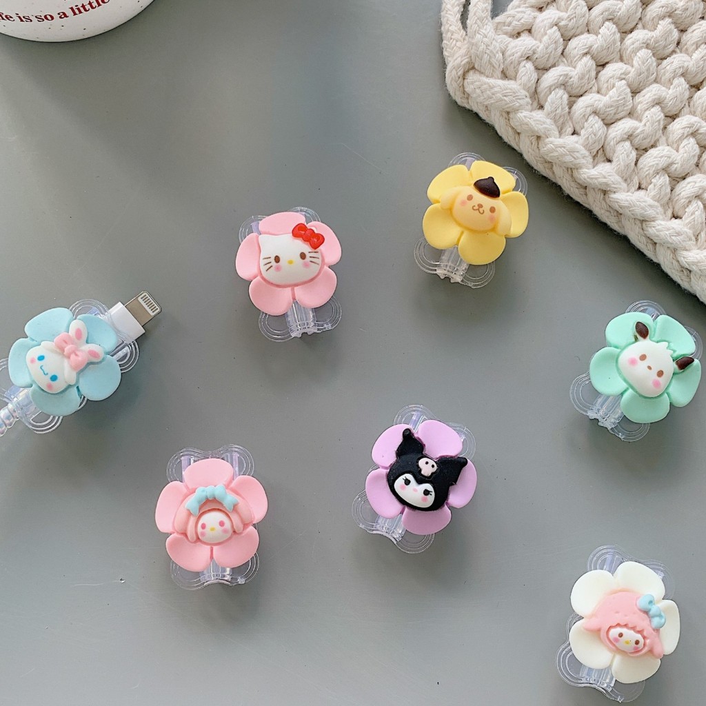 Jual Cable Bites Sanrio Pelindung Kabel Protector My Melody Kuromi ...