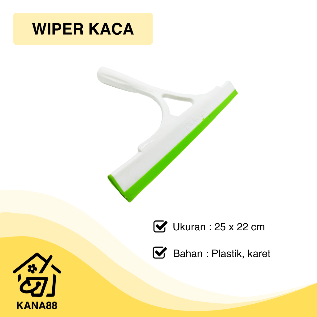 Jual Wiper Kaca Dragon Wefer Kaca Karet Squeeze Pengering Kaca Plastik ...