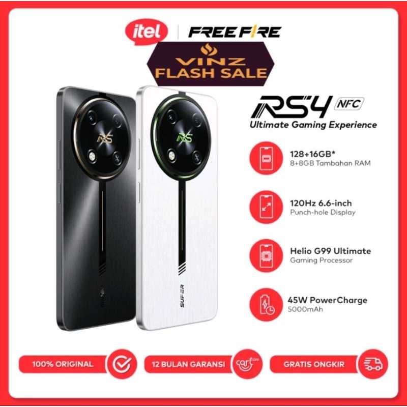 Jual Itel RS 4 GARANSI RESMI 12/256 8/128 | Shopee Indonesia