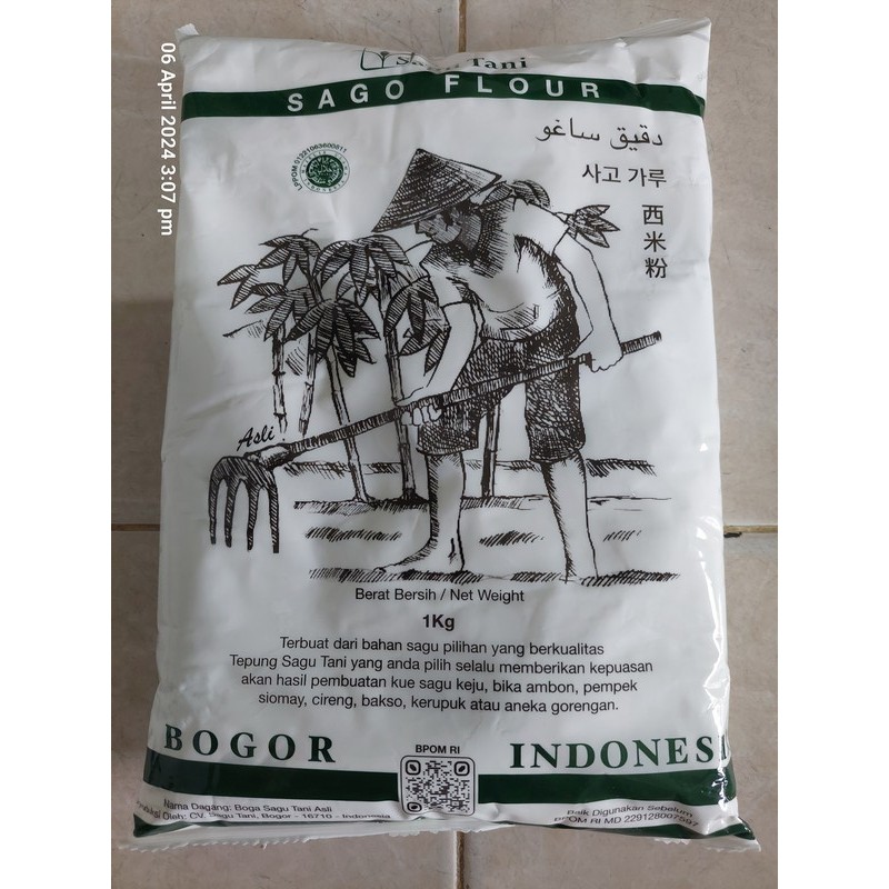 Jual 1kg sagu tani sago flour tepung bogor indonesia | Shopee Indonesia