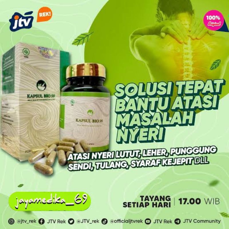 Jual Kapsul Ajaib Bio 99 Asli Kapsul Herbal Obat Atasi Hepertensi Untuk ...