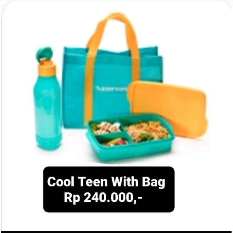 Jual Bekal Makan Cool Teen Lunch Set Tupperware | Shopee Indonesia