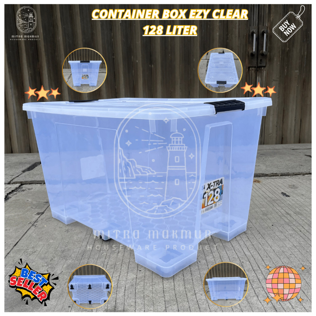 Jual KONTAINER BOX PLASTIK CONTAINER BOX PENYIMPANAN BARANG SIZE 25-30 ...
