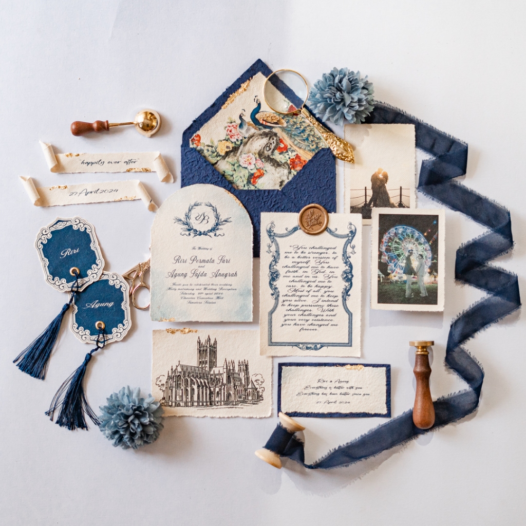 Jual ( vintage series )wedding keepsake, wedding Vows, undangan ...