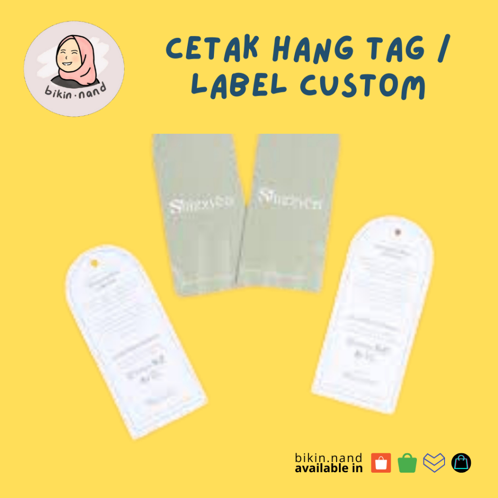 Jual Cetak Hang Tag Kaos - Label Kaos - Label Merek - Custom Label ...