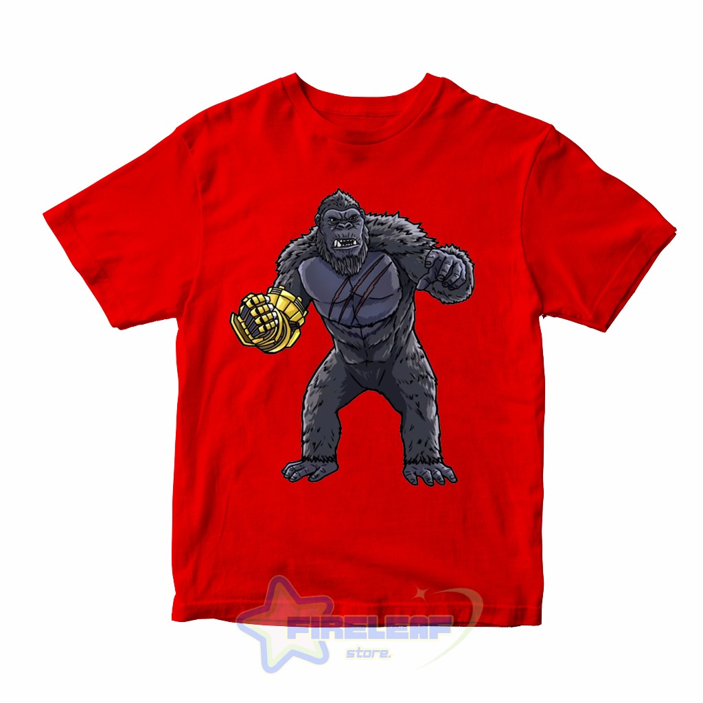 Jual BAJU KAOS ATASAN ANAK KINGKONG GODZILLA X KONG THE NEW EMPIRE ...