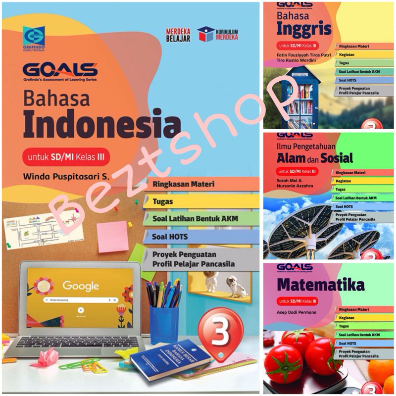 Jual Buku paket Goals kelas III-3 SD/MI Kurikulum Merdeka -Grafindo ...