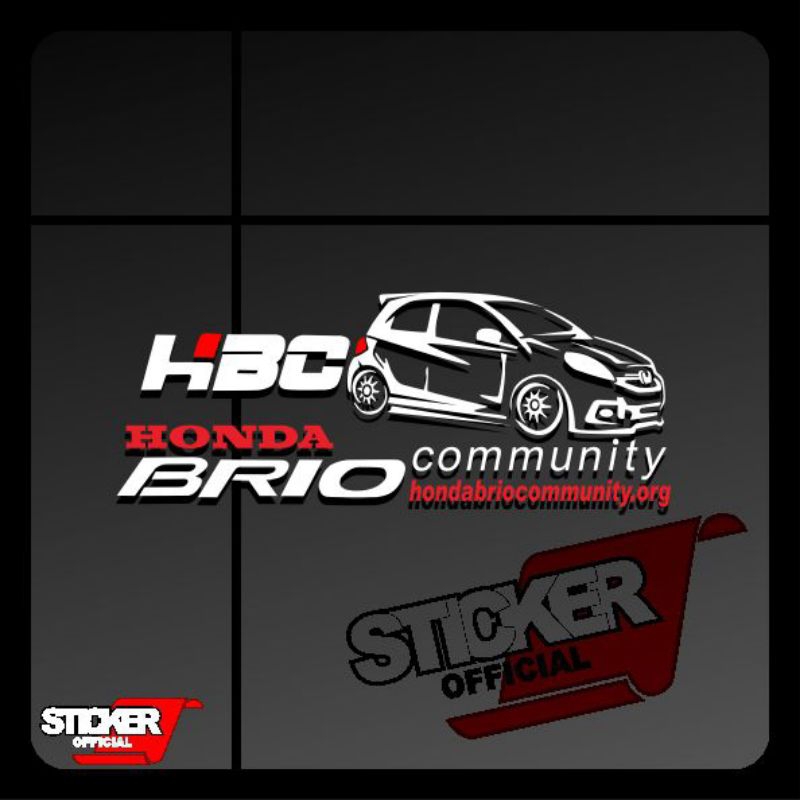 Jual Sticker HBC brio lama, kalau versi terbaru sudah ada di produk ...