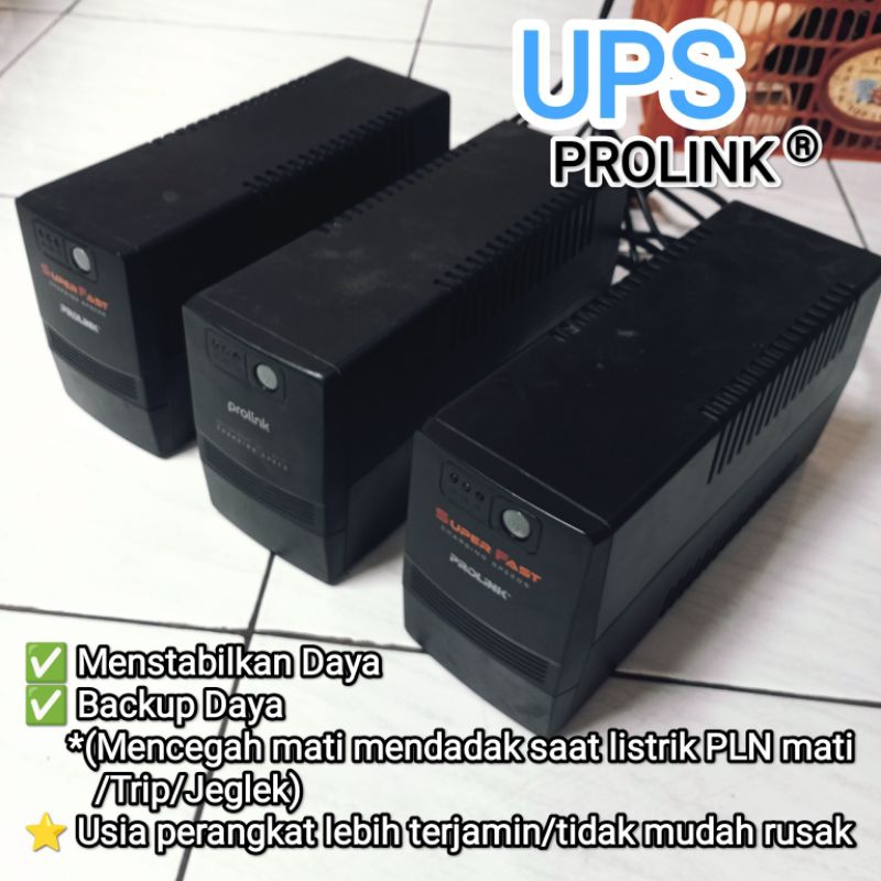 Jual UPS baterai tunggal 600VA 700VA 500VA | Shopee Indonesia