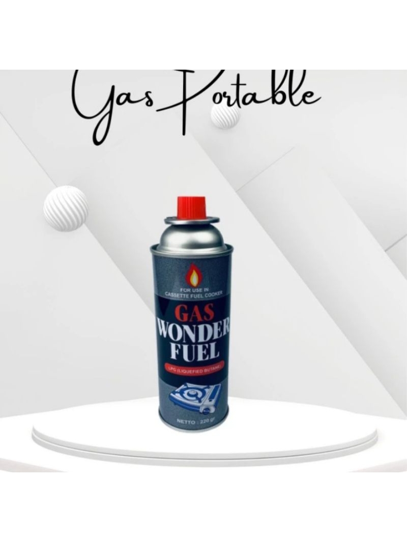 Jual Gas Kaleng Mini Portable Wonder Fuel isi full 330 gr | Shopee ...