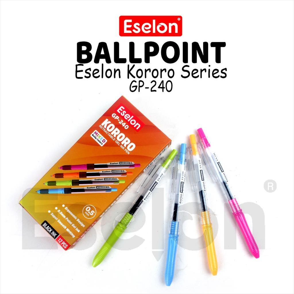 Jual Pulpen Eselon KORORO GP-240/1 Pack (12Pcs) | Shopee Indonesia