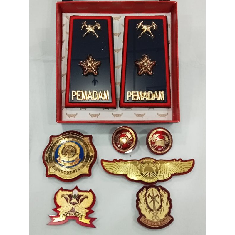 Jual 1SET ATRIBUT PDH PEMADAM GOL 3D FULL SET MAGNET | Shopee Indonesia