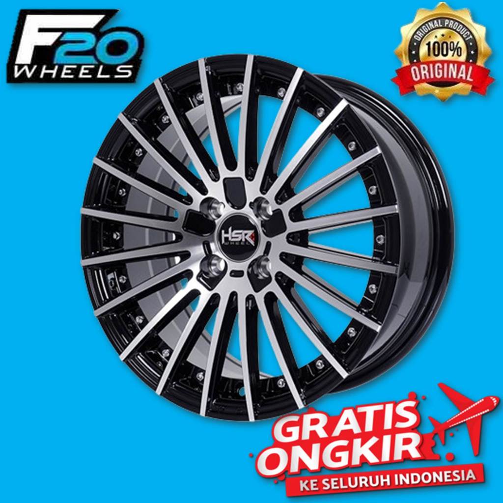 Jual VELG RACING MOBIL BRIO TIPE HSR TANDAM R15X65 H4X100 AGYA,PICANTO,DLL | Shopee Indonesia