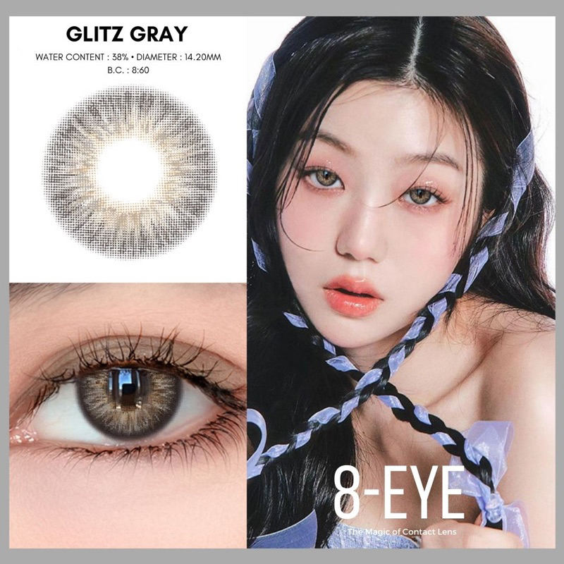 Jual {GRATIS ONGKIR} 8-EYE Softlens GLITZ natural tanpa ring soflens ...