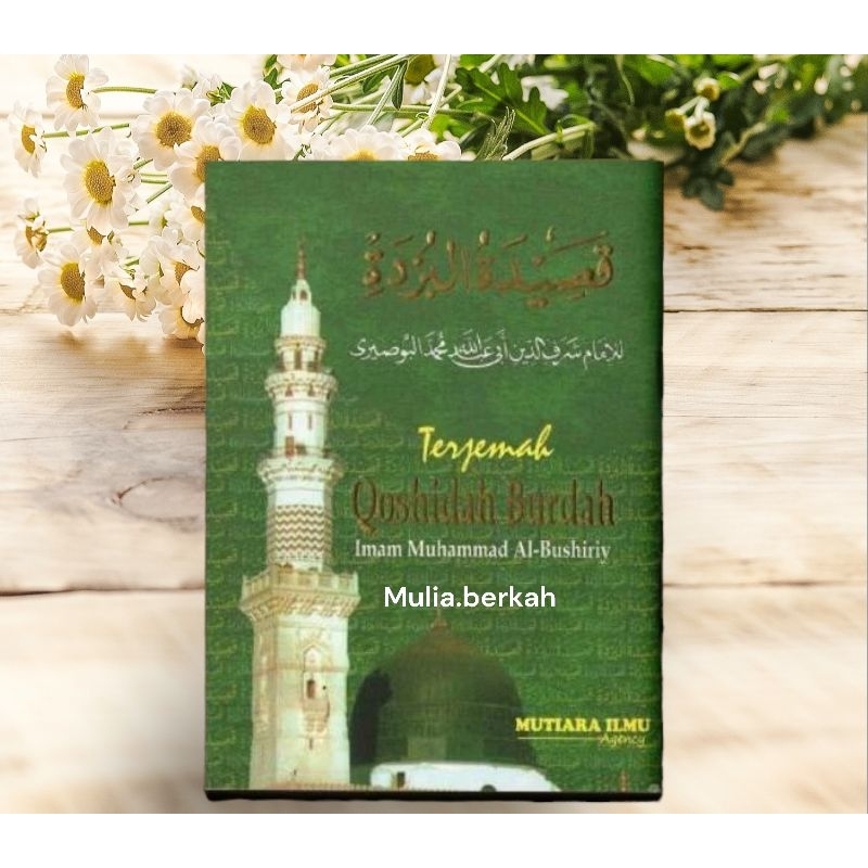 Jual kitab terjemah qosidah burdah kecil / buku sholawatan / sholawat ...