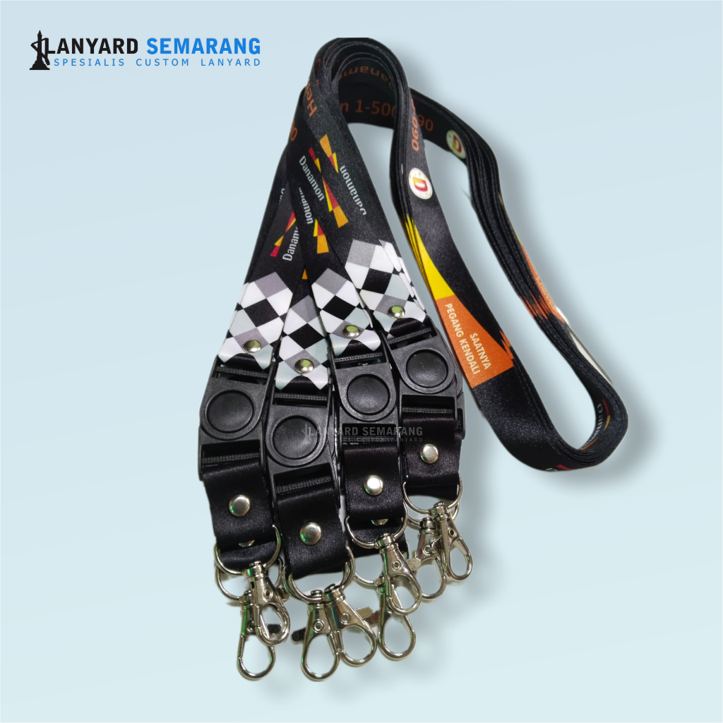 Jual Lanyard Tali id card BANK DANAMON | Shopee Indonesia