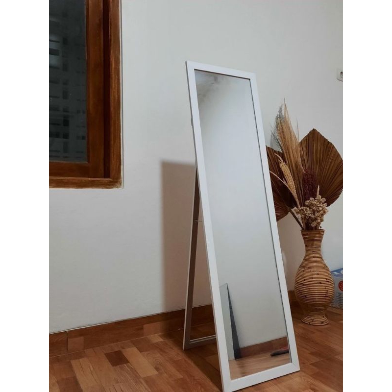 Jual standing cermin minimalis ukuran 30x127cm | standing mirror ...
