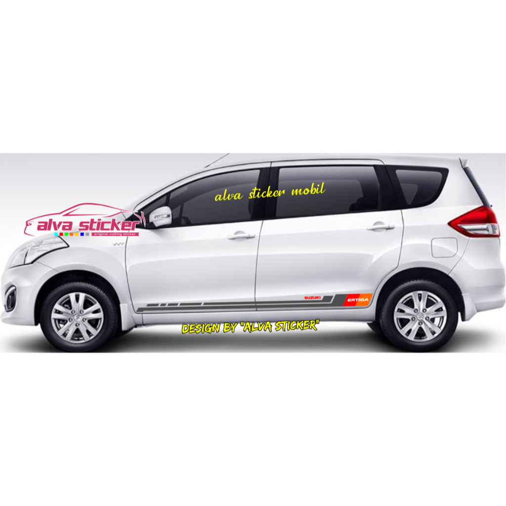 Jual new stiker ertiga sticker ertiga list cutting body mobil suzuki ...