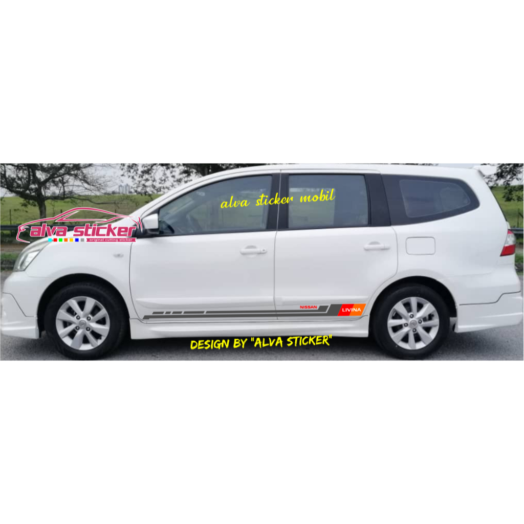 Jual sticker livina stiker list body mobil nissan livina sticker 3 ...